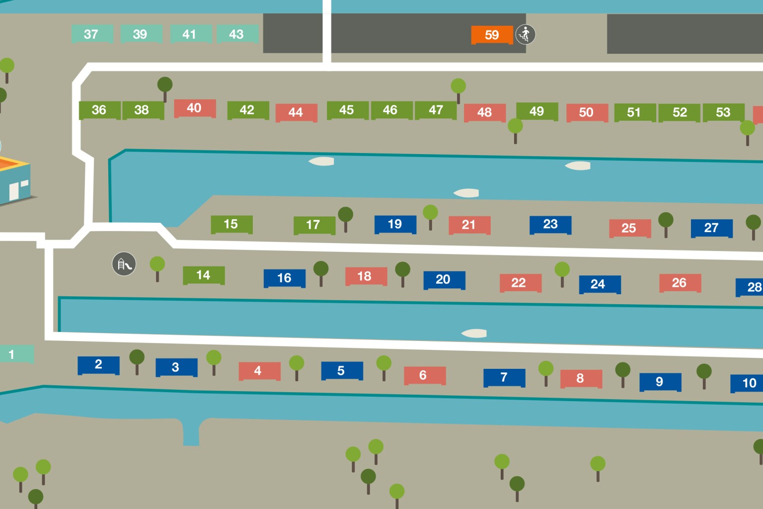 Chalet Lepelaar hotelchalet 4 - Vakantiepark Giethoorn | Roompot